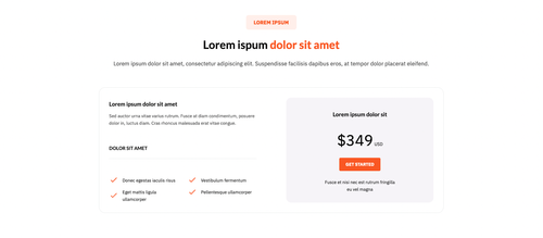 Pricing Blocks for Webiny Page Builder